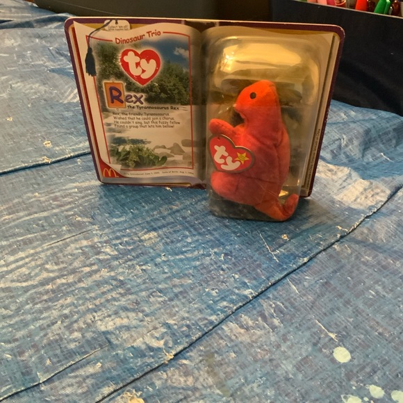 Ty | Toys | New Rare Ty Teenie Beanie Babies Mcdonalds 994 Dinosaur Rex ...